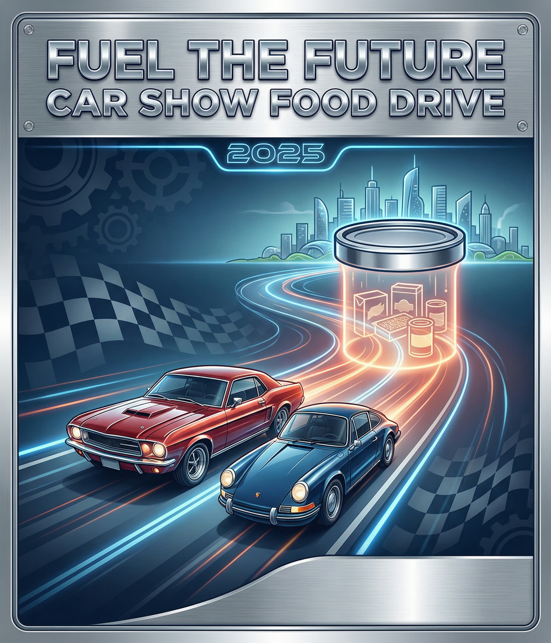 Fuel the Future Car Show Food Drive | 2025 | Upland, CA • iDriveSoCal