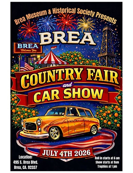 Brea Country Fair Car Show | 2026 | Orange County, California