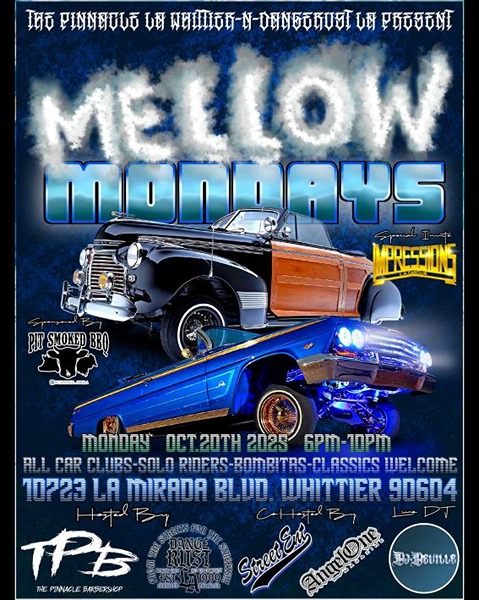 Mellow Mondays Car Meet | 2025 | Whittier, CA