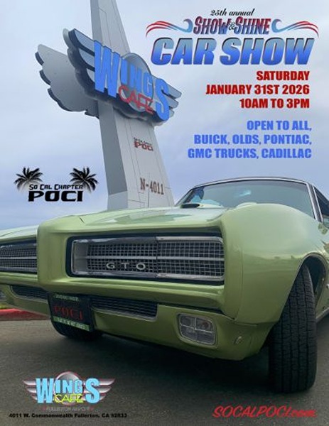 POCI Show And Shine Car Show | 2026 | Fullerton, California