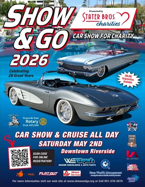 Riverside Show And Go Car Show | 2026 | Riverside County, California