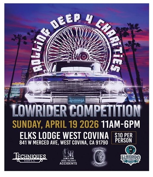 Rolling Deep 4 Charities Car Show | 2026 | West Covina, CA