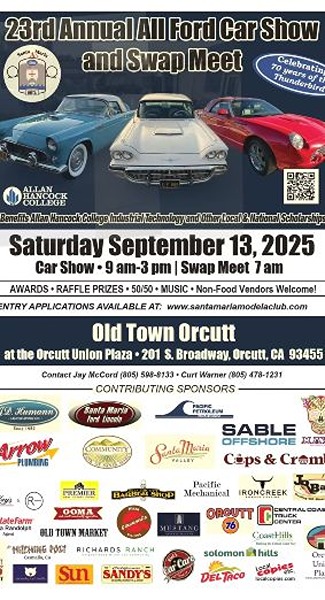 All Ford Car Show And Swap Meet | 2025 | Orcutt, CA
