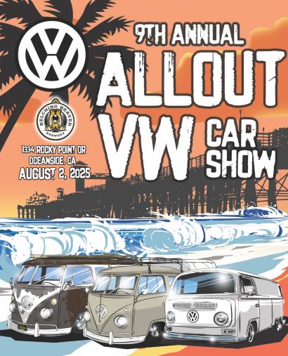 All Out VW Car Show | 2025 | Oceanside, California