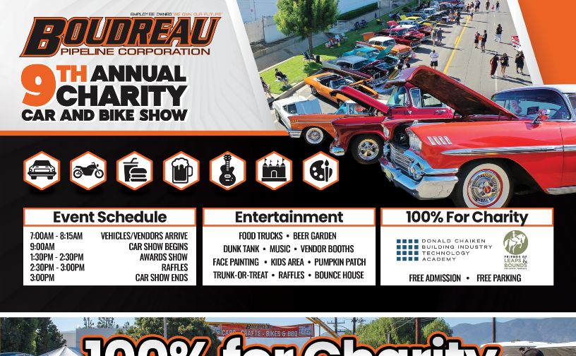 Boudreau Charity Car And Bike Show | 2025 | Corona, CA