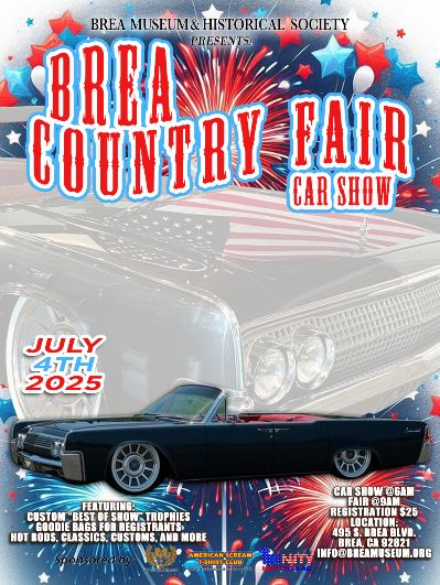 Brea Country Fair Car Show | 2025 | Orange County, California • iDriveSoCal