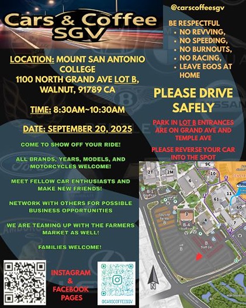 Cars And Coffee SGV | 2025 | Walnut, CA