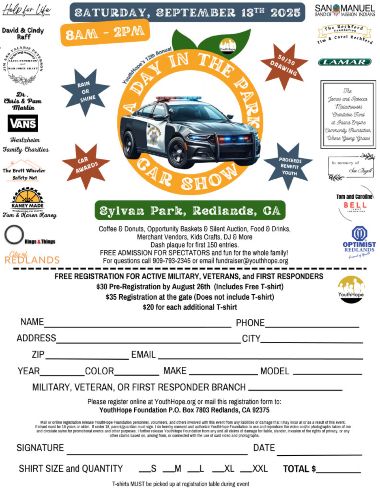 A Day In The Park Car Show | 2026 | Redlands, California