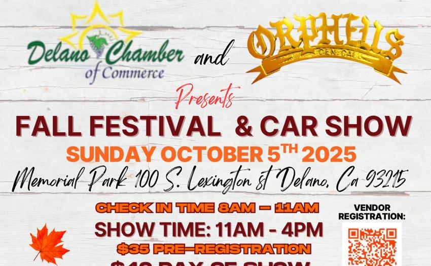 Delano Fall Festival Car Show | 2025 | Delano, CA