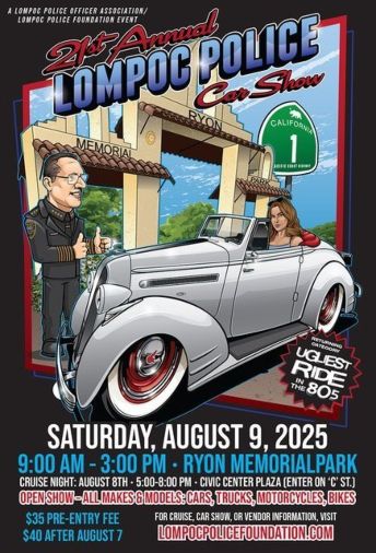 Lompoc Police Car Show | 2025 | Lompoc, California