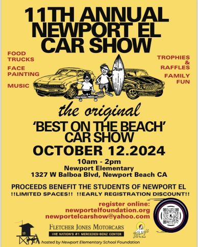 Newport El Car Show | 2026 | Newport Beach, California