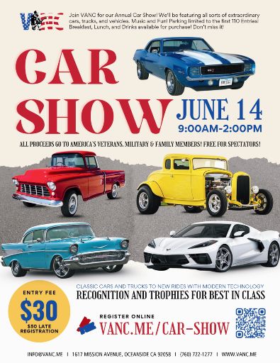 North County Veterans Car Show | 2025 | Oceanside, CA