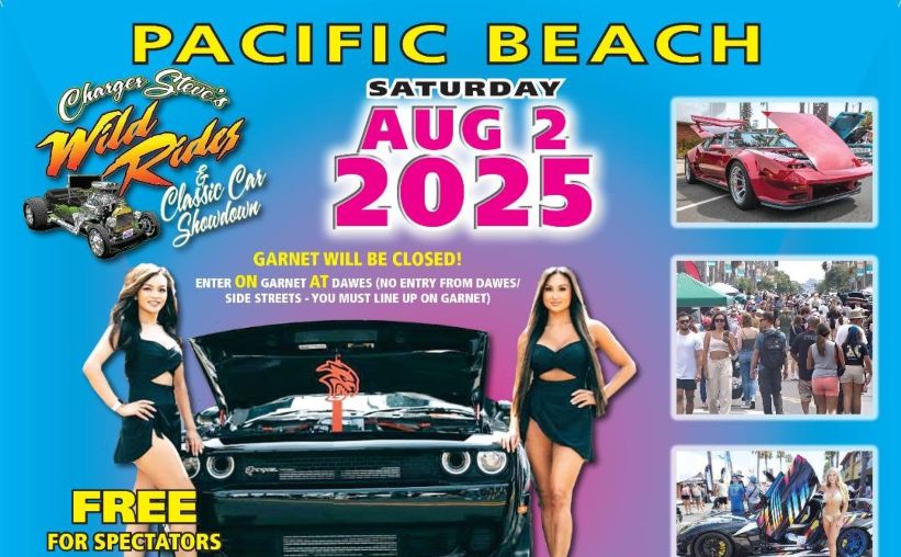 Pacific Beach Wild Rides Car Show | 2025 | San Diego, California