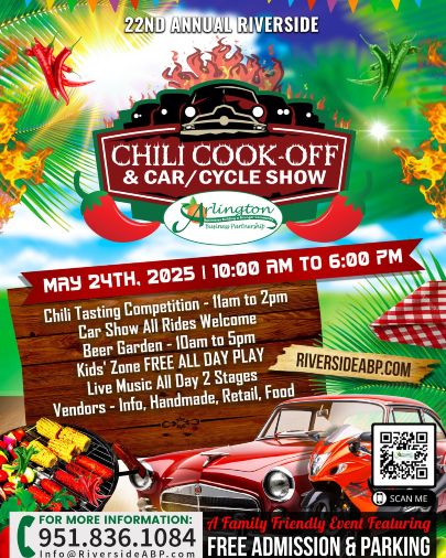 Riverside Chili Cook-Off Car Show | 2025 | Riverside County, CA
