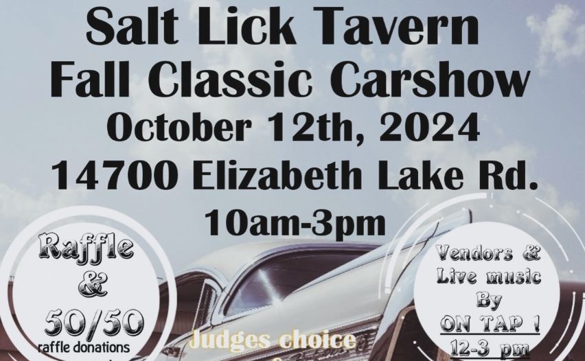 Salt Lick Tavern Fall Car Show | 2024 | Lake Hughes, CA