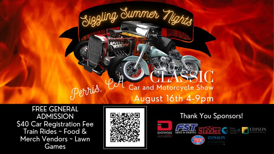 Sizzling Summer Nights Classic Car Show | 2025 | Perris, CA