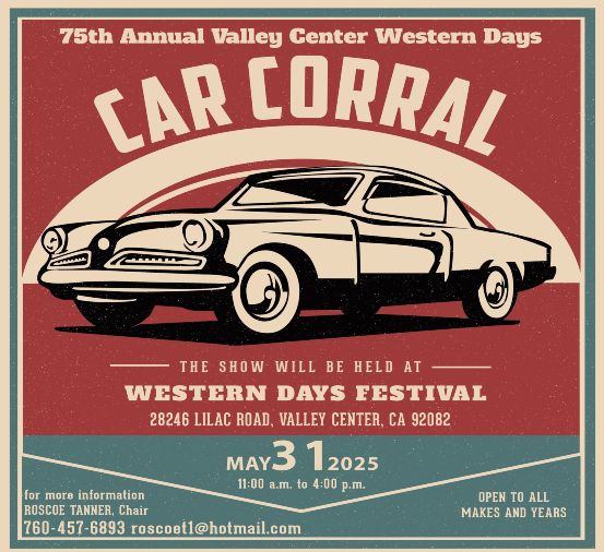Valley Center Western Days Car Corral | 2025 | Valley Center, CA